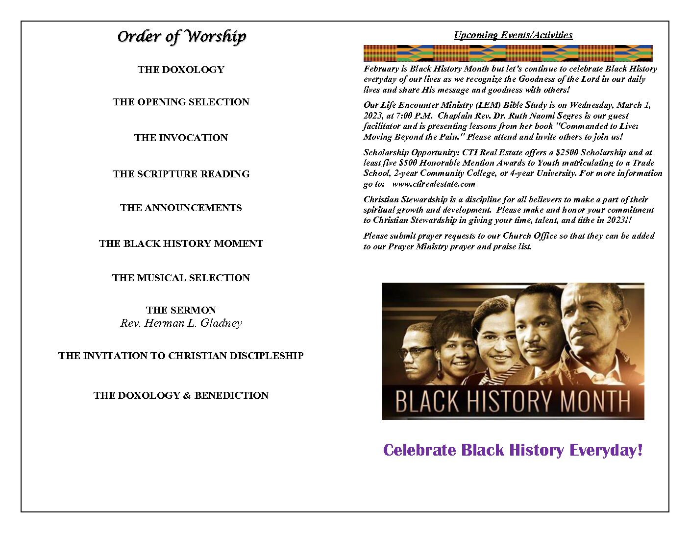 Live Stream – Emmanuel AME Church